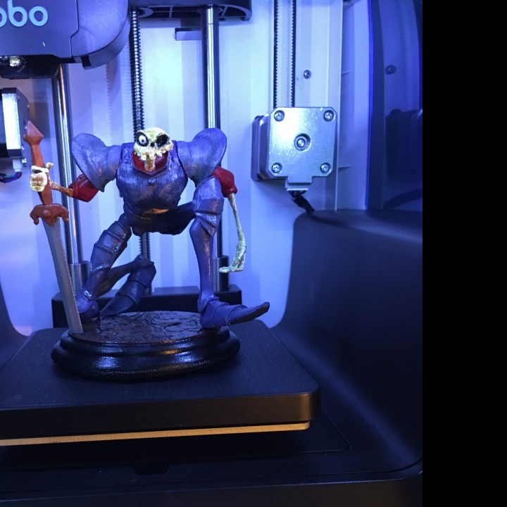 3D Print of Sir Daniel Fortesque Statue by HannibalKng