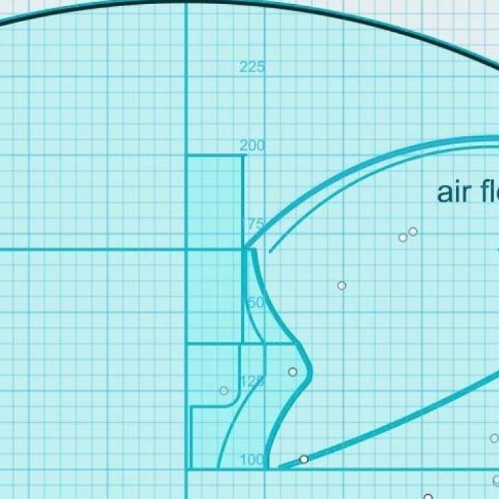 3D Printable Diagonal compressor for UAV (UFO) by Tetiana Bulgakova