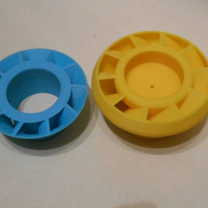 3D Printable Diagonal compressor for UAV (UFO) by Tetiana Bulgakova