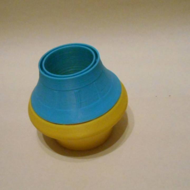 3D Printable Diagonal compressor for UAV (UFO) by Tetiana Bulgakova