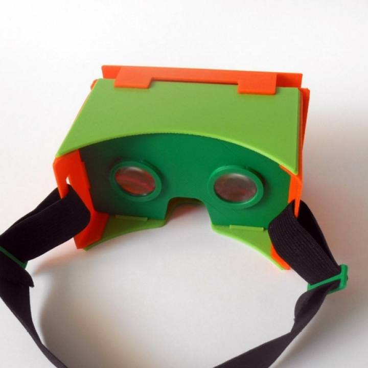 3D Printable Google Cardboard kit upgrade by Tetiana Bulgakova