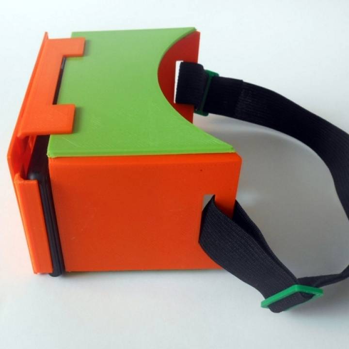 3D Printable Google Cardboard kit upgrade by Tetiana Bulgakova