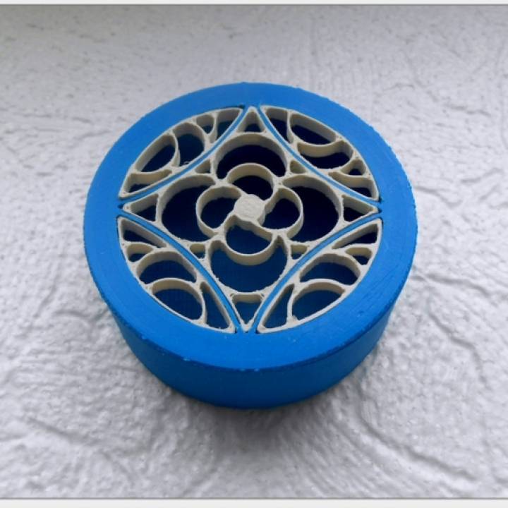 3D Printable Round box by Tetiana Bulgakova