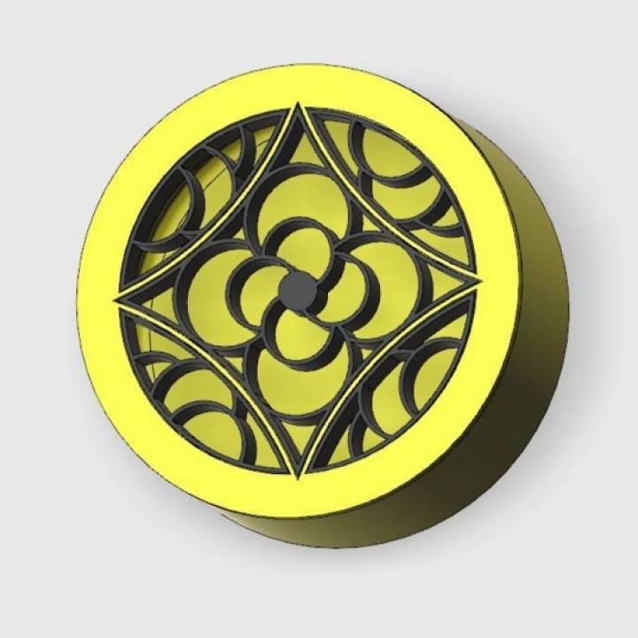 3D Printable Round box by Tetiana Bulgakova