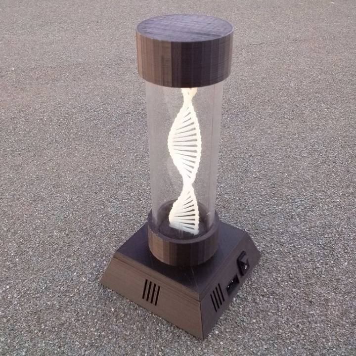 3D Printable DNA Lamp by João Duarte