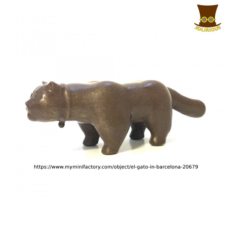 3D Printable El Gato in Barcelona by 3DLirious