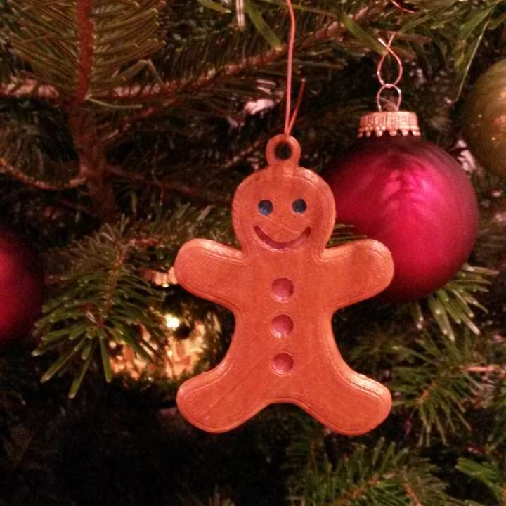 3D Printable Gingerbread Figure by Christoph