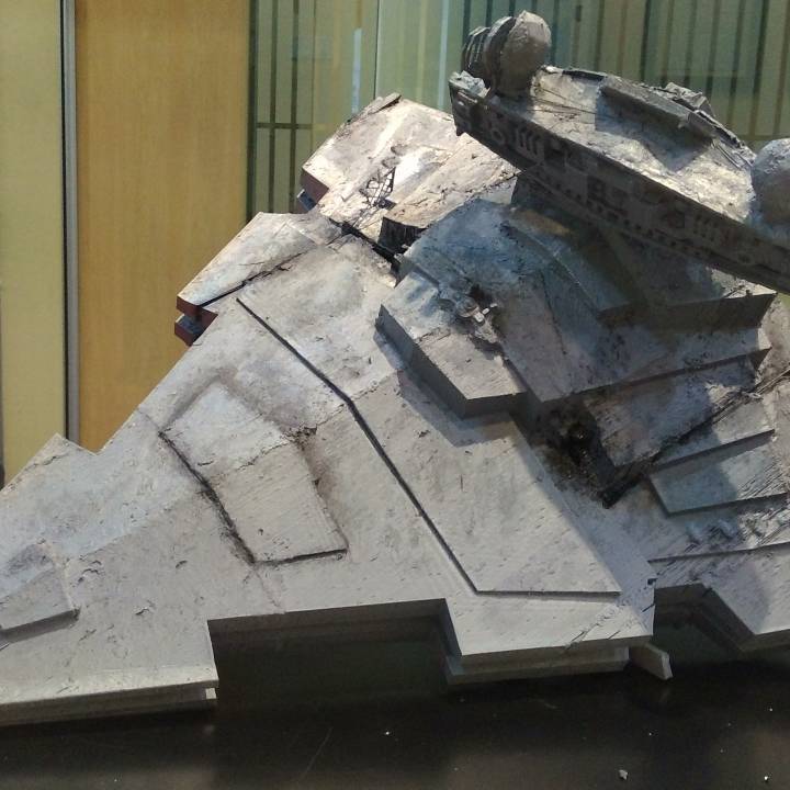 3D Printable Chibi-ed Star Wars Imperial Destroyer by Ronald Chua