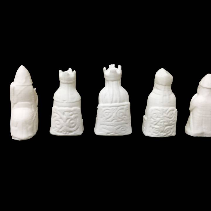 3D Printable The Lewis Chessmen at The National Museum of Scotland by ...