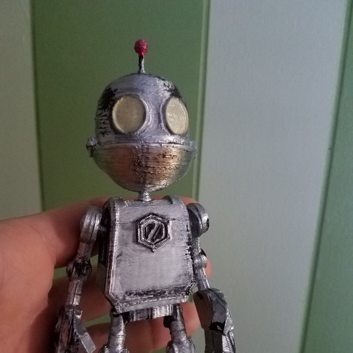 3D Print of Clank Figure - Ratchet & Clank by DavidCoder