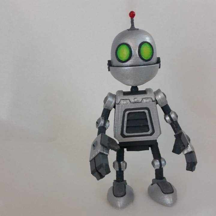 3D Printable Clank Figure - Ratchet & Clank by Garrett Kearney 3D Printable Clank Figure - Ratchet & Clank by Garrett Kearney