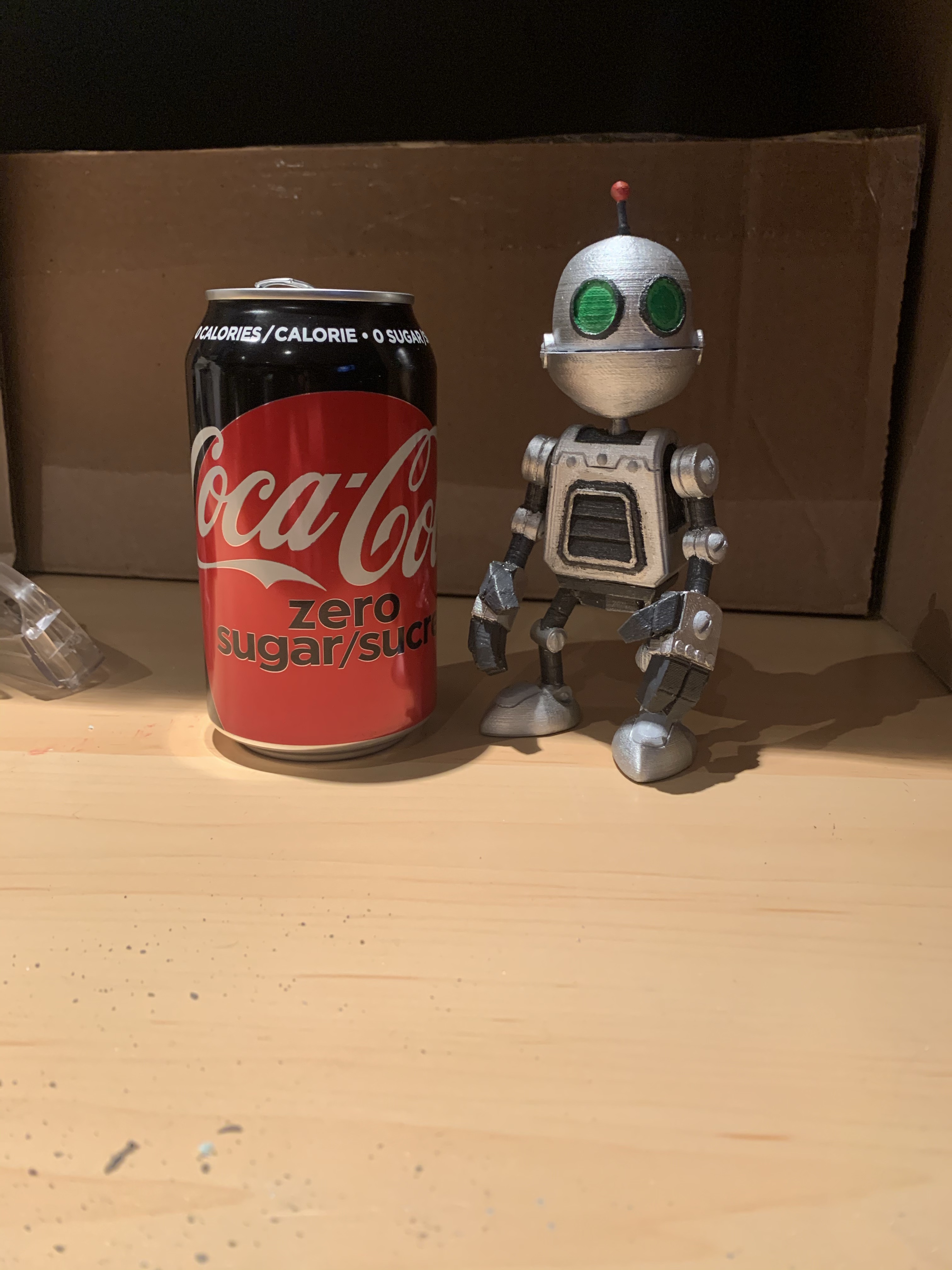 3D Printable Clank Figure - Ratchet & Clank by Garrett Kearney 3D Printable Clank Figure - Ratchet & Clank by Garrett Kearney