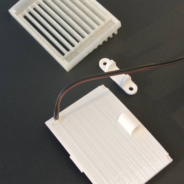 3D Printable Reflector with LED light by 3dprintdesigner