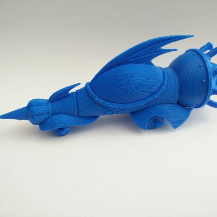 3D Printable Wacky Races - The Mean Machine by Vadim Drok