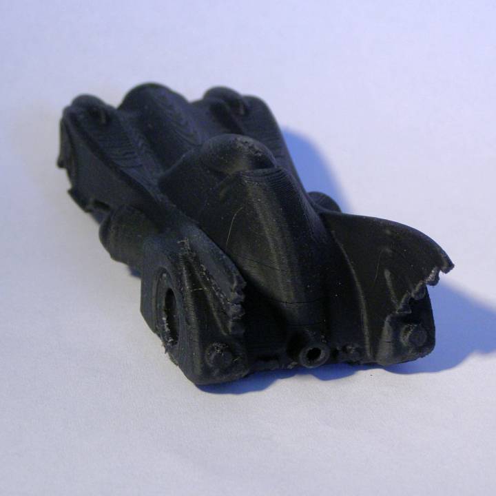 3D Printable Computer Mouse BatMobile by Jean Luc