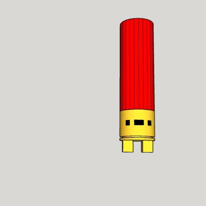 3D Printable Enter the gungeon Shotgun Kin w stand by the beard jbelux