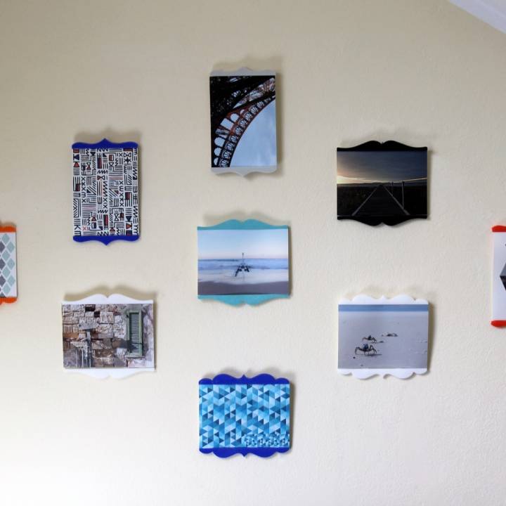 3D Printable Decorative Easy-Click Frames by Brignetti Longoni Design ...