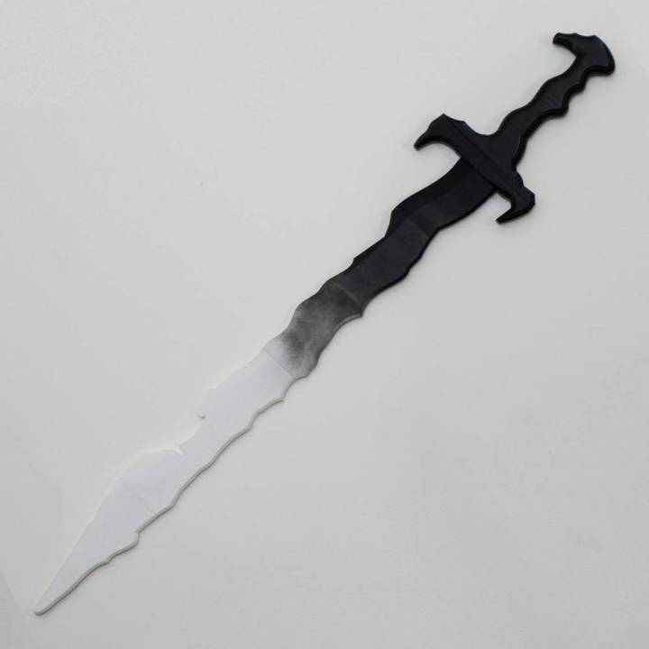 3D Printable Dreadfang Sword - Destiny by Kirby Downey