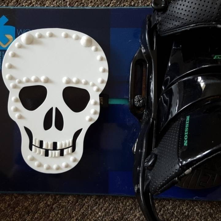 3D Printable Snowboard stomp pads by Stephen Heston