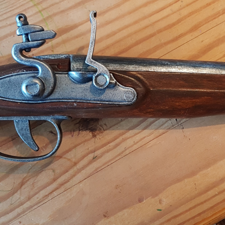 3D Print of Flintlock Pistol by dukecologne