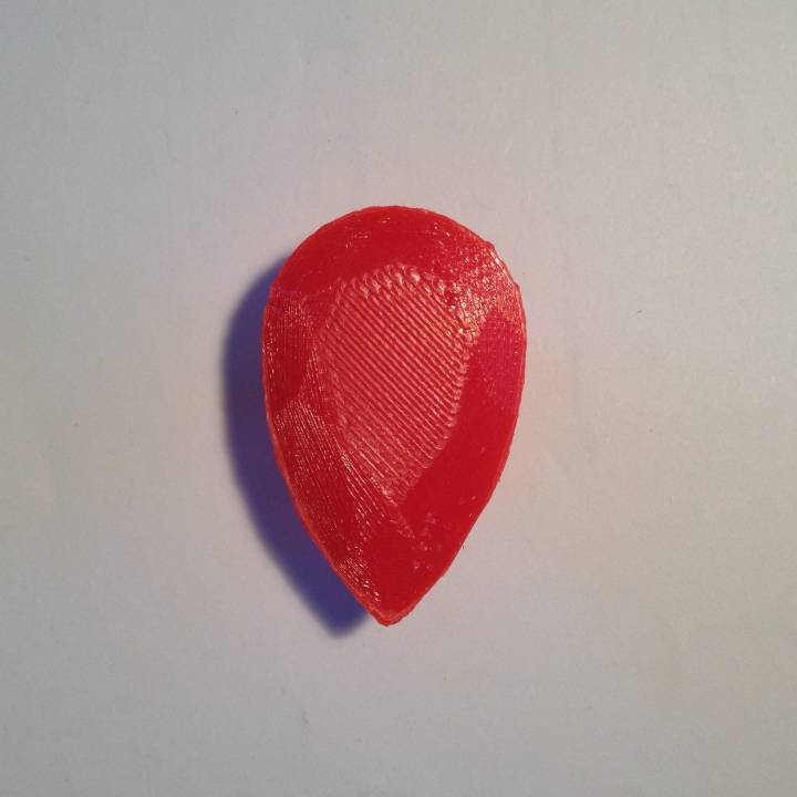 3D Printable Pear Gemstone by Adithya