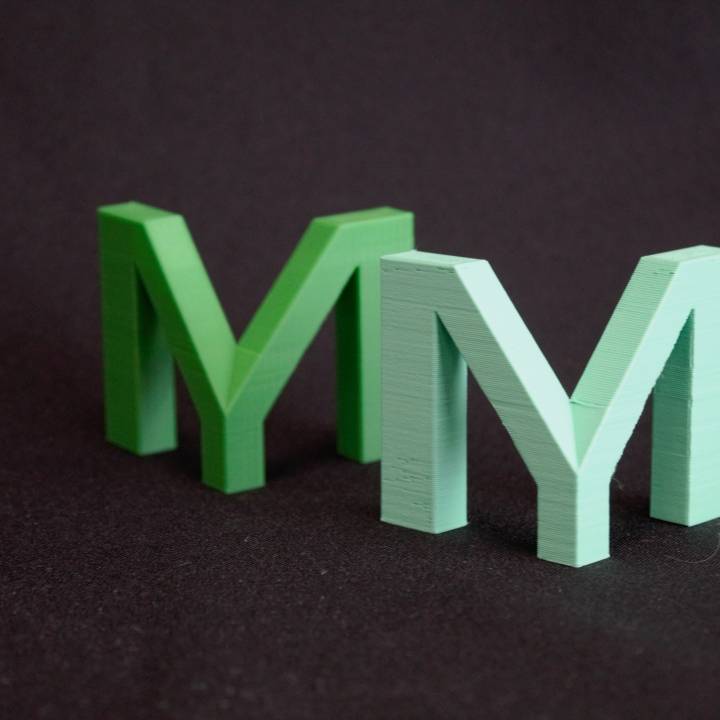 3D Printable MyMiniFactory Logo by Lucie Laborde