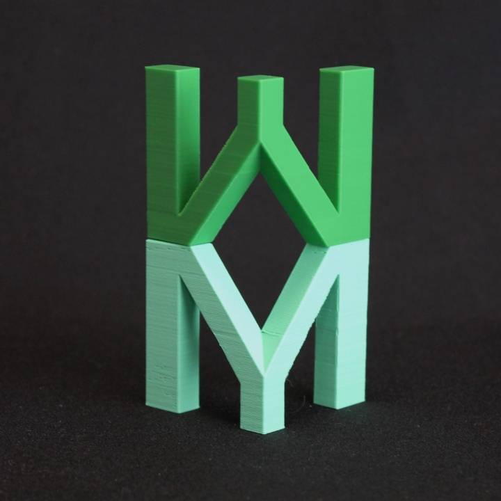 3D Printable MyMiniFactory Logo by Lucie Laborde
