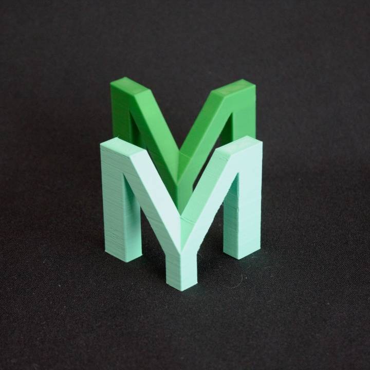 3D Printable MyMiniFactory Logo by Lucie Laborde