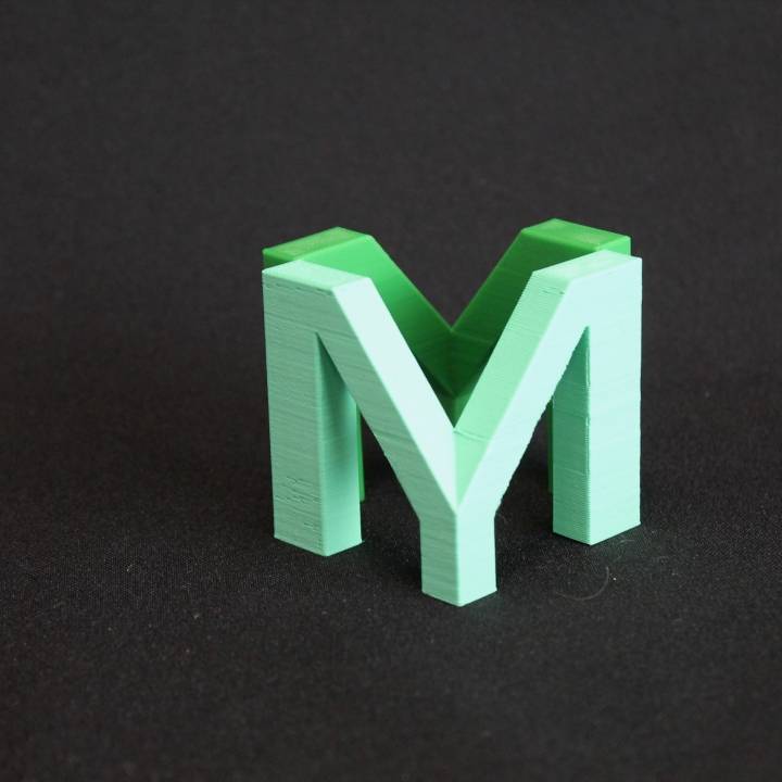 3D Printable MyMiniFactory Logo by Lucie Laborde