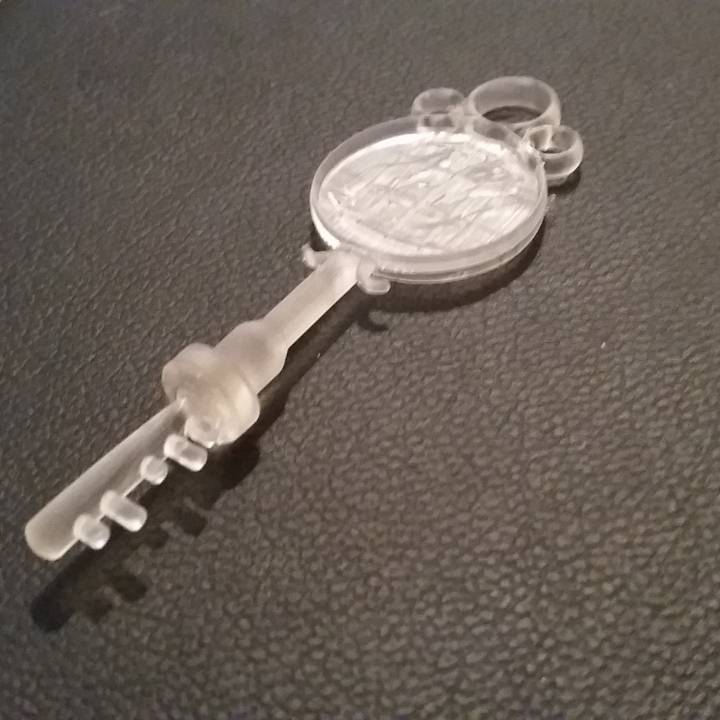 3D Printable Bioshock Infinite Key by Devin Gentner