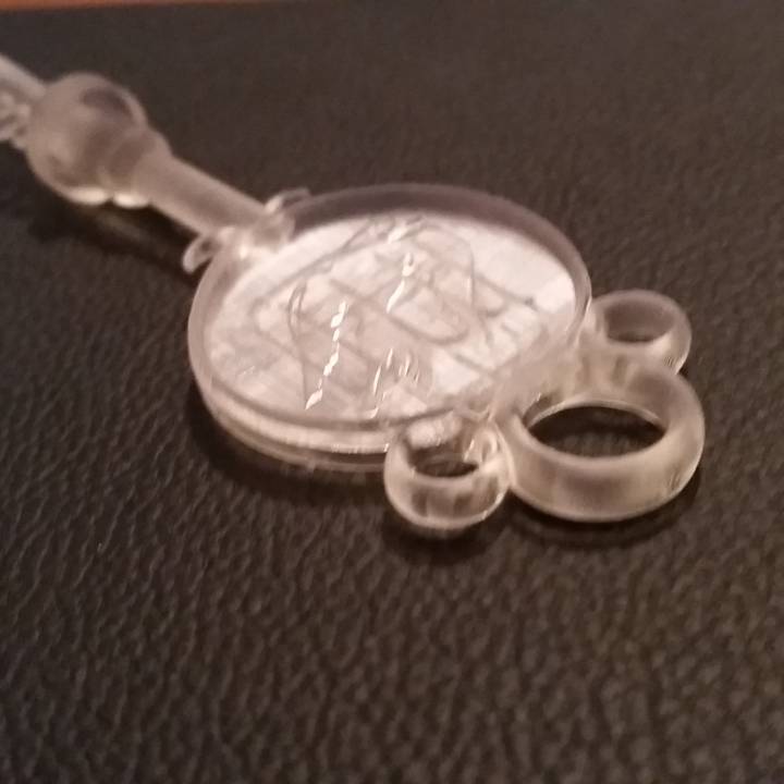 3D Printable Bioshock Infinite Key by Devin Gentner