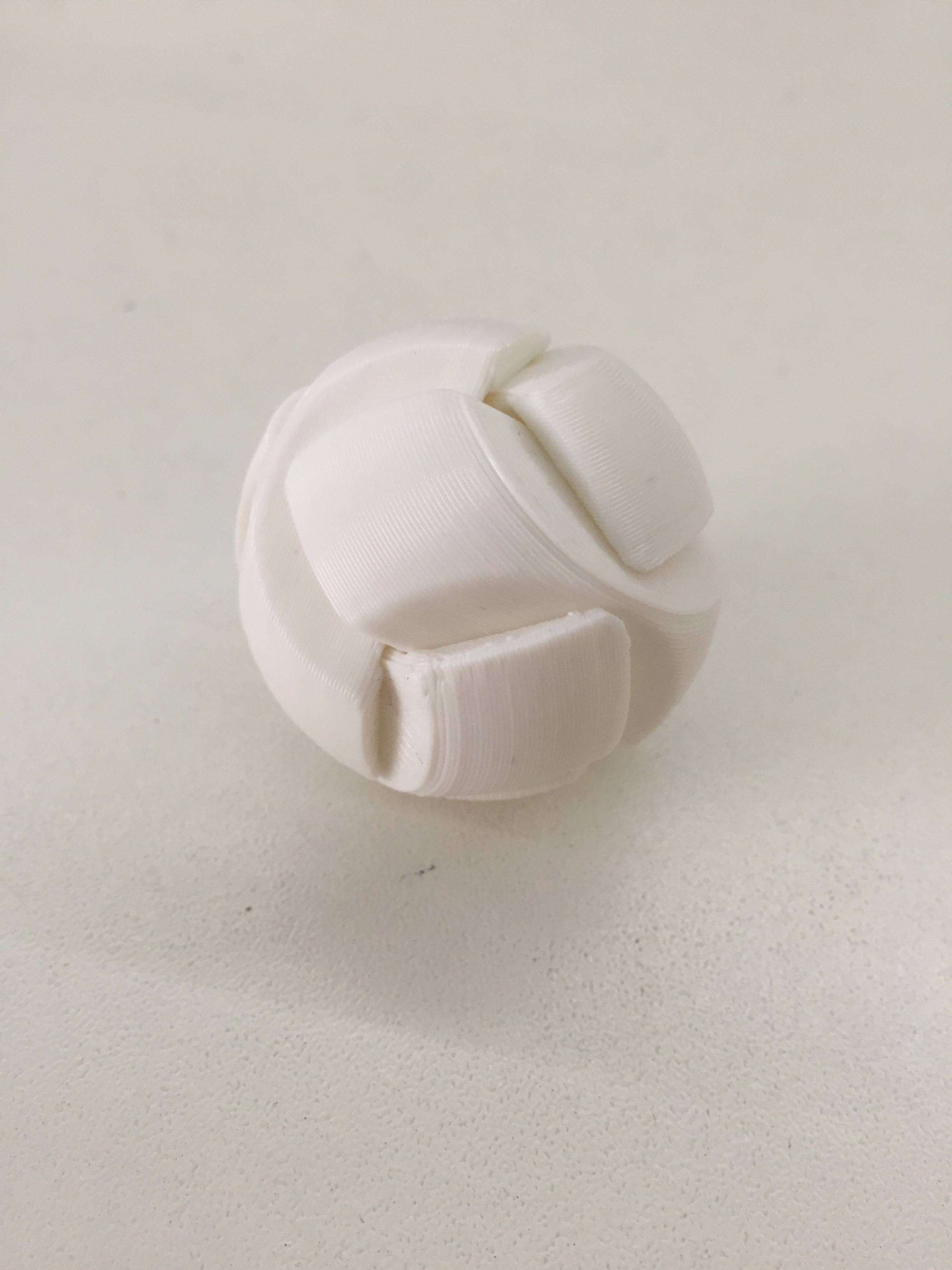 3D Printable Puzzle Ball by Hein Stinesen