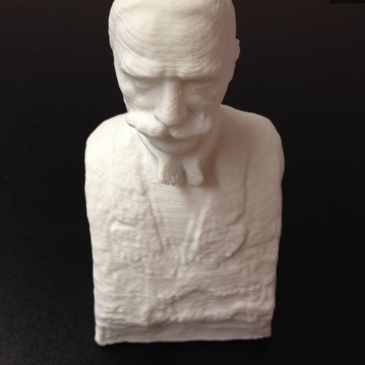 3D Printable Ioan Rațiu bust in Alba Iulia, Romania by Alban Pllana