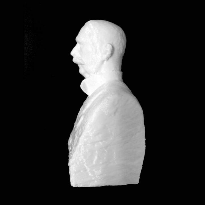 3D Printable Ioan Rațiu bust in Alba Iulia, Romania by Alban Pllana