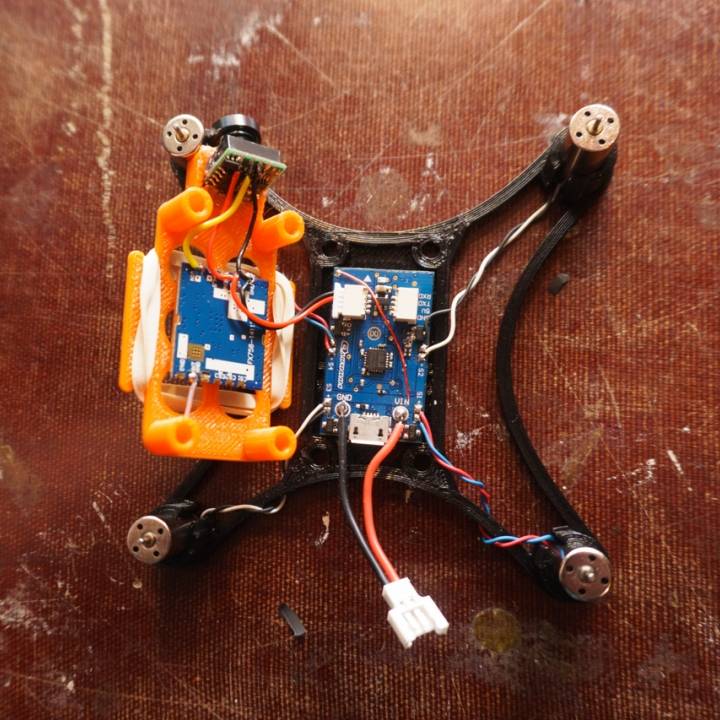 3D Printable Micro 105 FPV Quadcopter by Ed Tumbusch