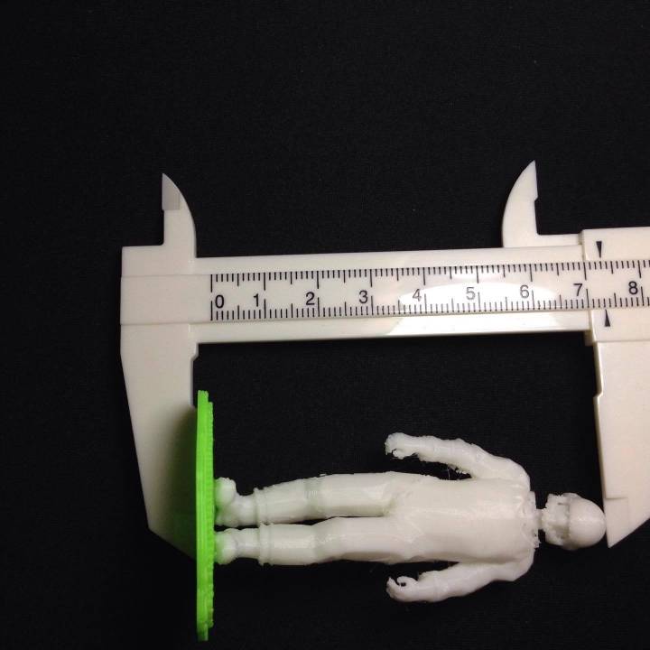 3D Printable humanoid robot 25mm by Rafael Lacerda