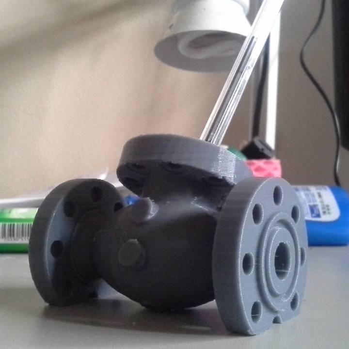 3D Printable Valve Pen Holder by Gabriel Martini