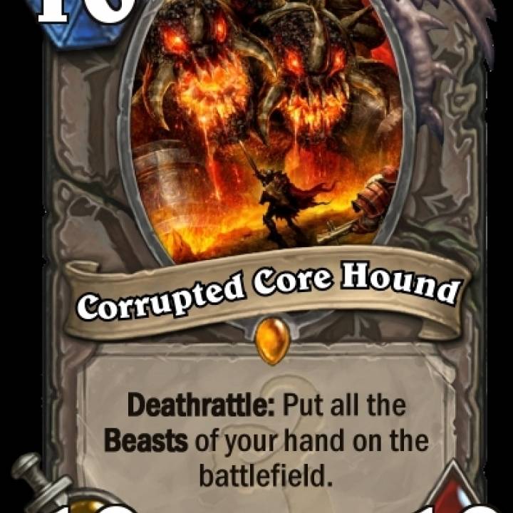 3D Printable Corrupted Core Hound by Rafael césar da silva