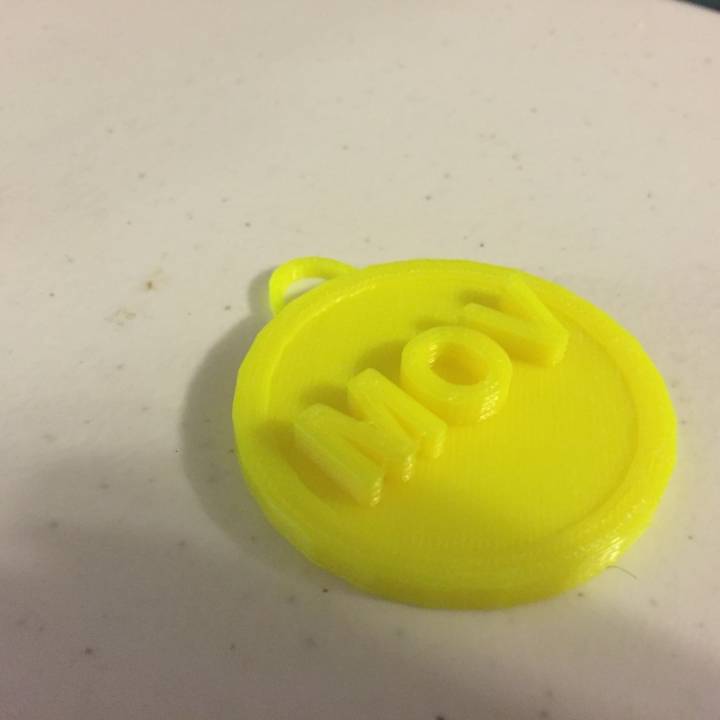 3D Printable MOV Medal Keychain by Chris Hulin