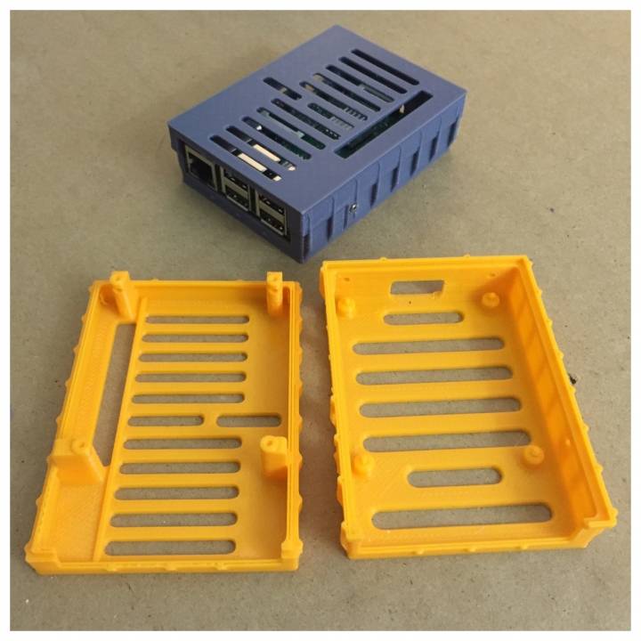 3D Printable Raspberry Pi 3 Case by Graham