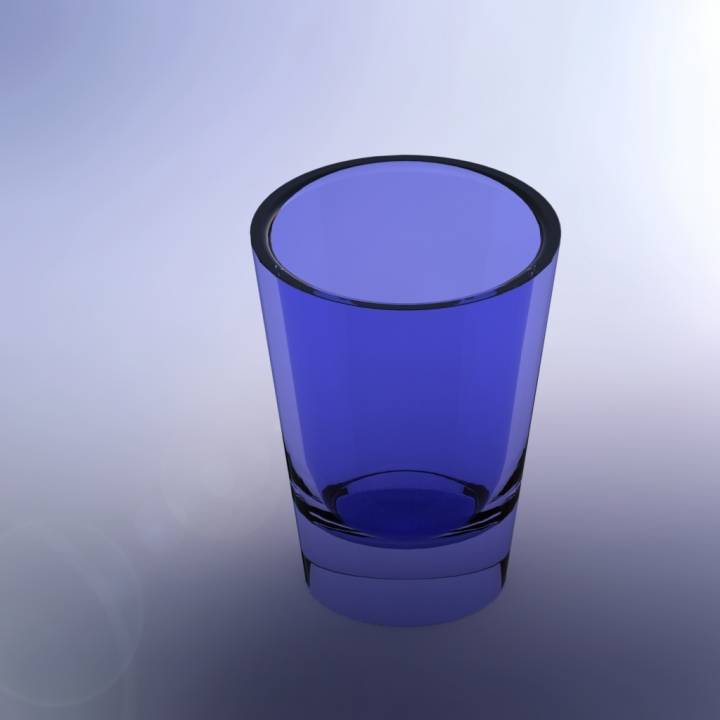 3D Printable Simple Shot Glass. by Alicia Gardiner