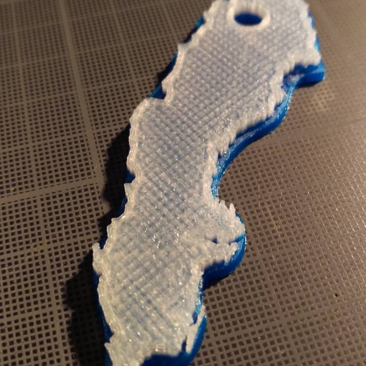 3D Printable Sweden keychain by Pierre GEFFROY