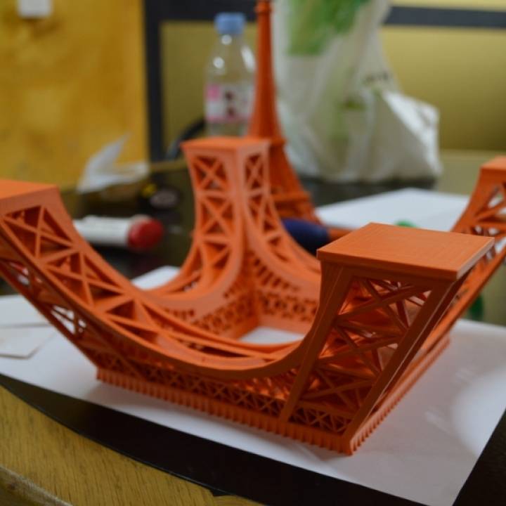 3D Printable 615 mm Eiffel Tower by le FabShop