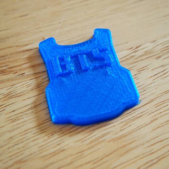 3D Printable BTS (Bangtan Boys) Badge by Roxanne Braam