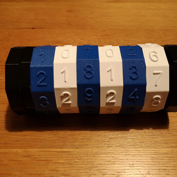 3D Print of cryptex by spawnrider