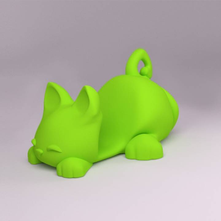 3D Printable Keychain / Smartphone Stand by Sonia Verdu