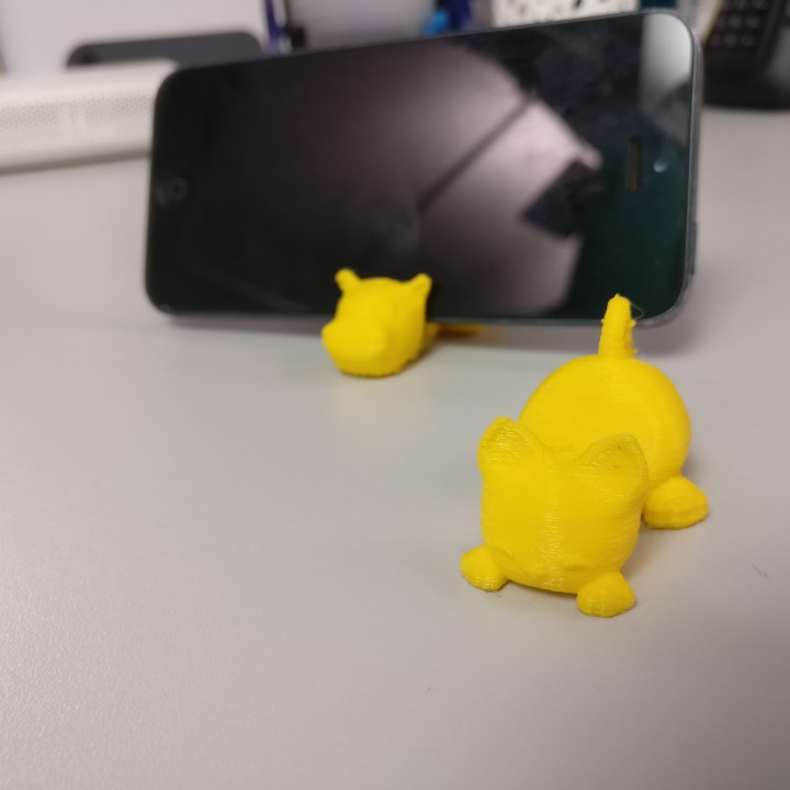 3D Print of Keychain / Smartphone Stand by romainbou