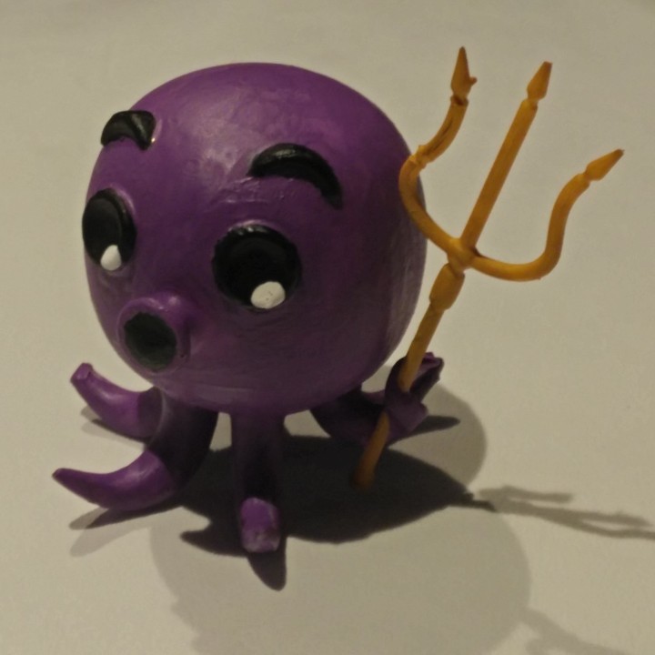 3D Printable Octopus by Robert Bergeron
