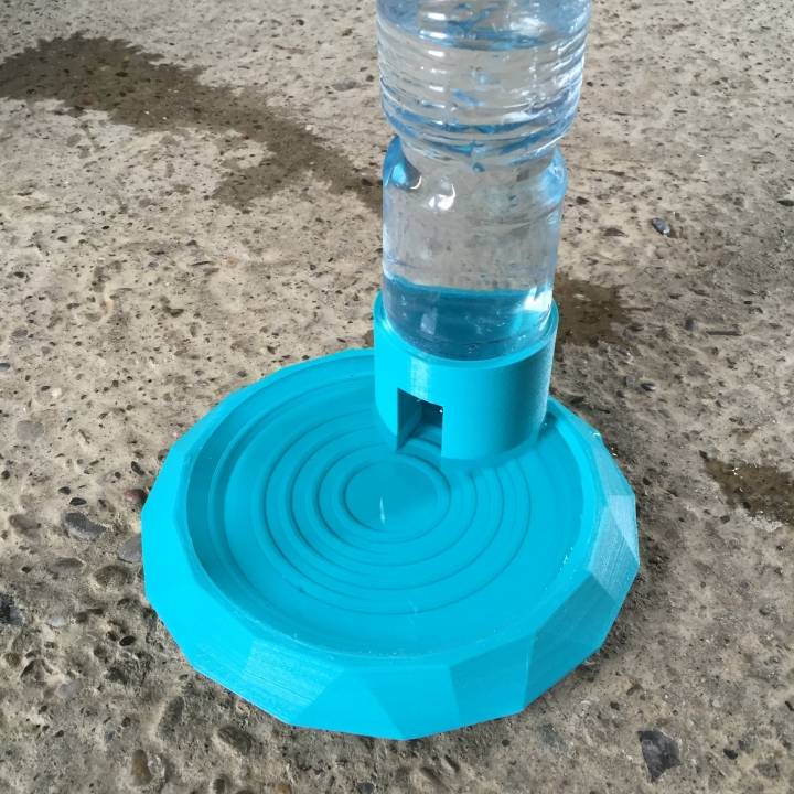 3D Printable Turtle, Reptile drinking bowl by André Zumsteg