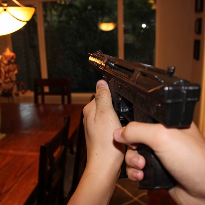 3D Printable CS GO: Tec 9 (Functional Parts) by Jacob N